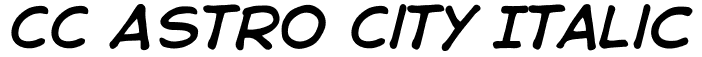 CC Astro City: Free Font Download | MaisFontes