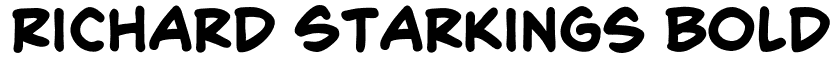 Richard Starkings Bold Font: Free Download | MaisFontes