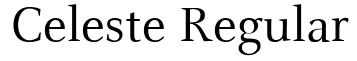 Celeste Regular: Free Font Download | MaisFontes