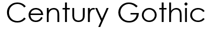 Download Century Gothic Fonts | MaisFontes