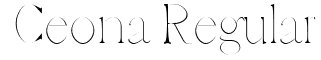 Ceona Regular Font: Free Download | MaisFontes