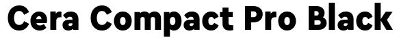Cera Compact Pro Black: Free Font Download | MaisFontes