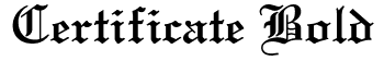 Certificate Bold: Free Font Download | MaisFontes