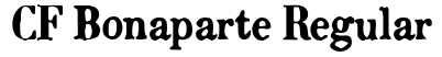CF Bonaparte Regular Font: Free Download | MaisFontes