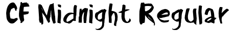 CF Midnight Regular: Free Font Download | MaisFontes