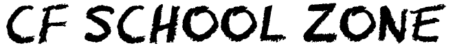 CF SCHOOL ZONE: Free Font Download | MaisFontes