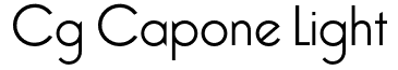 Cg Capone Light: Free Font Download | MaisFontes