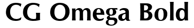 CG Omega Font: Free Download | MaisFontes