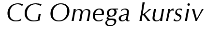CG Omega Font: Free Download | MaisFontes