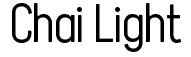 Chai Light: Free Font Download | MaisFontes