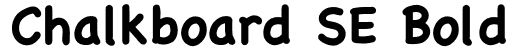 Chalkboard Bold：免费字体下载 | MaisFontes