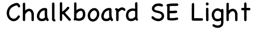 Chalkboard Bold：免费字体下载 | MaisFontes