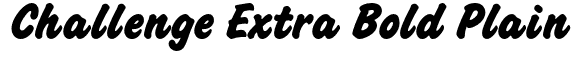 Challenge Extra Bold Plain: Free Font Download | MaisFontes