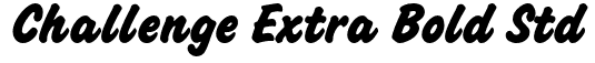 Challenge Extra Bold: Free Font Download | MaisFontes