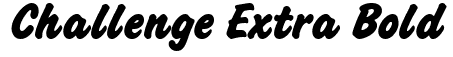 Challenge Extra Bold: Free Font Download | MaisFontes