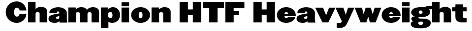 Champion HTF Font Family: Free Download | MaisFontes