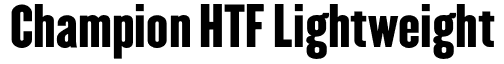 Champion HTF Font Family: Free Download | MaisFontes
