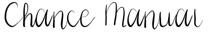 Chance Manual: Free Font Download | MaisFontes