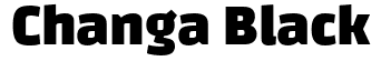 Changa Black Font: Free Download | MaisFontes