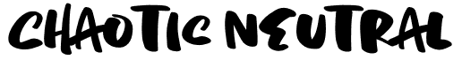 Chaotic Neutral: Free Font Download | MaisFontes