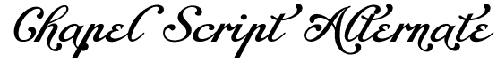 Chapel Script Alternate: Free Font Download | MaisFontes