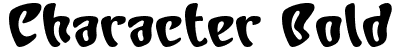Character Bold: Free Font Download | MaisFontes