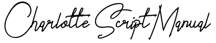 Charlotte Script Manual: Free Font Download | MaisFontes