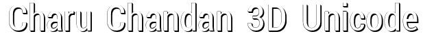 Charu Chandan 3D Unicode: Free Font Download | MaisFontes