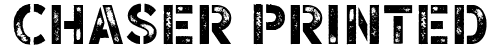 Chaser Printed: Download Free Font | MaisFontes