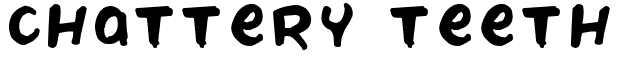 Chattery Teeth: Free Font Download | MaisFontes