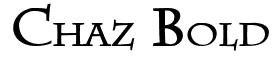 Chaz Bold: Download Free Font | MaisFontes