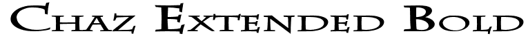 Chaz Extended Bold: Descargar Fuente Gratis | MaisFontes