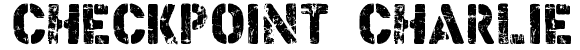 CHECKPOINT CHARLIE: Free Font Download | MaisFontes