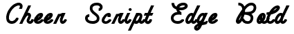 Cheer Script Edge Bold: Descargar Fuente Gratis | MaisFontes