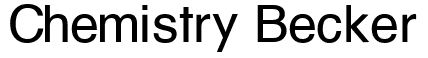 Chemistry Becker: Free Font Download | MaisFontes