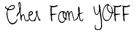 Cher Font YOFF: Free Font Download | MaisFontes