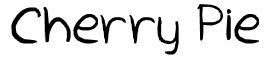 Cherry Pie Font: Free Download | MaisFontes