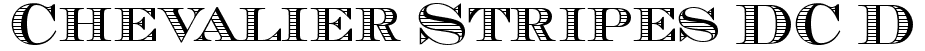 Chevalier Stripes DC D: Download Free Font | MaisFontes
