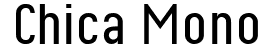 Chica Mono Font: Free Download | MaisFontes
