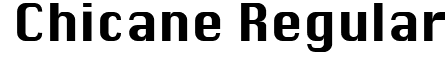 Chicane Regular Font: Free Download | MaisFontes