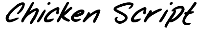 Chicken Script: Free Font Download | MaisFontes