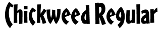 Chickweed Regular Font: Free Download | MaisFontes