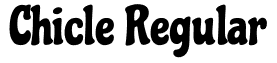 Chicle Regular: Free Font Download | MaisFontes