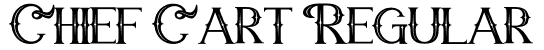 Chief Cart Regular Font: Free Download | MaisFontes