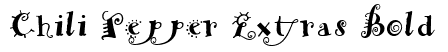 Chili Pepper Extras Bold Font: Free Download | MaisFontes