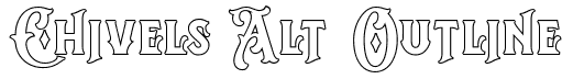 Chivels Alt Outline: Free Font Download | MaisFontes
