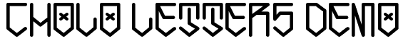 Cholo Letters Demo: Free Font Download | MaisFontes
