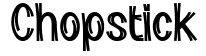 Chopstick Font: Free Download | MaisFontes