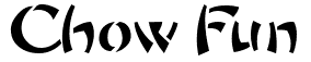 Chow Fun: Free Font Download | MaisFontes