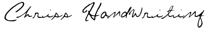 Chriss Handwriting: Free Font Download | MaisFontes